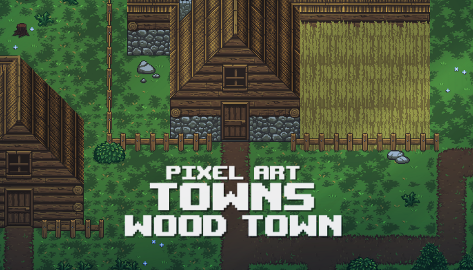 Pixel Art Towns - Wood Town