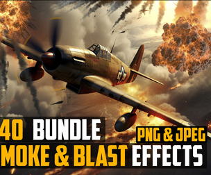 140+ Explosions Overlays Effects