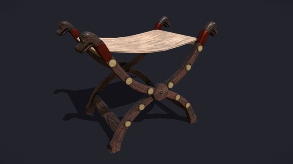 Viking Decorative Stool