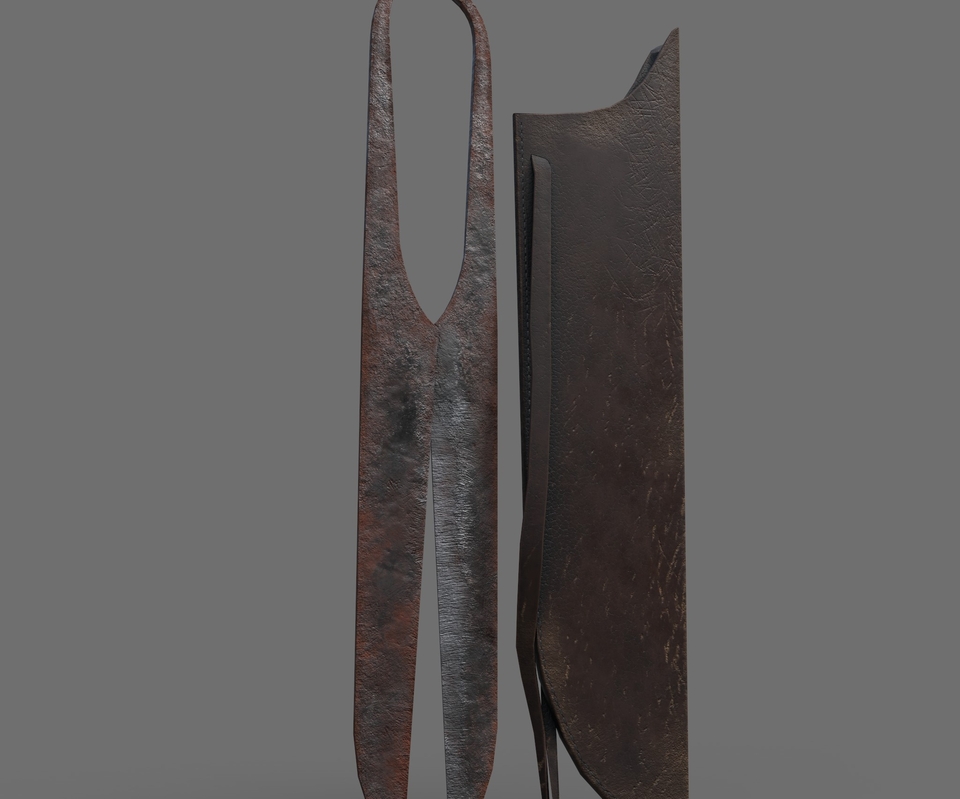 Rusty Forged Scissors