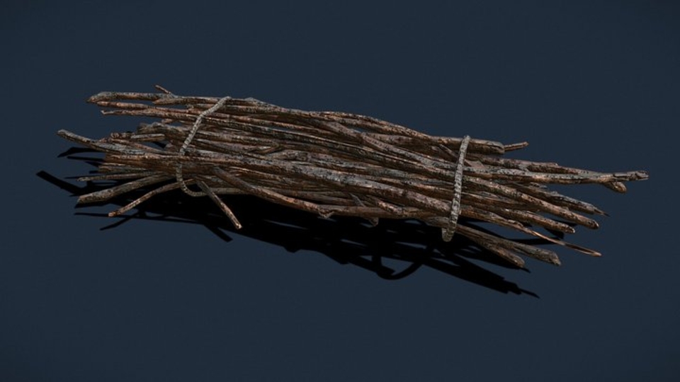 Wood Sticks Bundle
