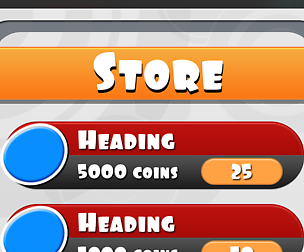 GUI for Low Poly Game