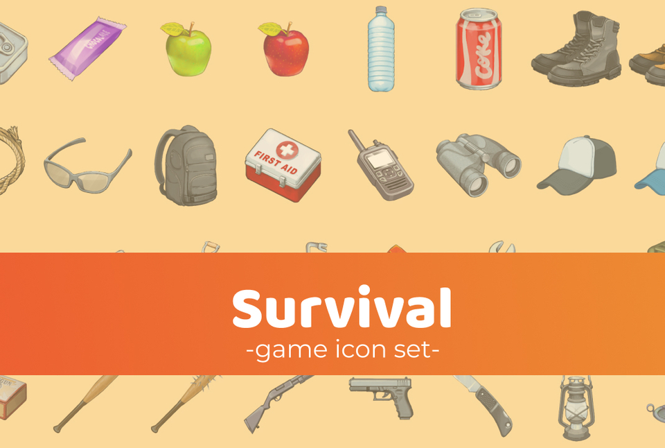 Survival - Game Icon Set