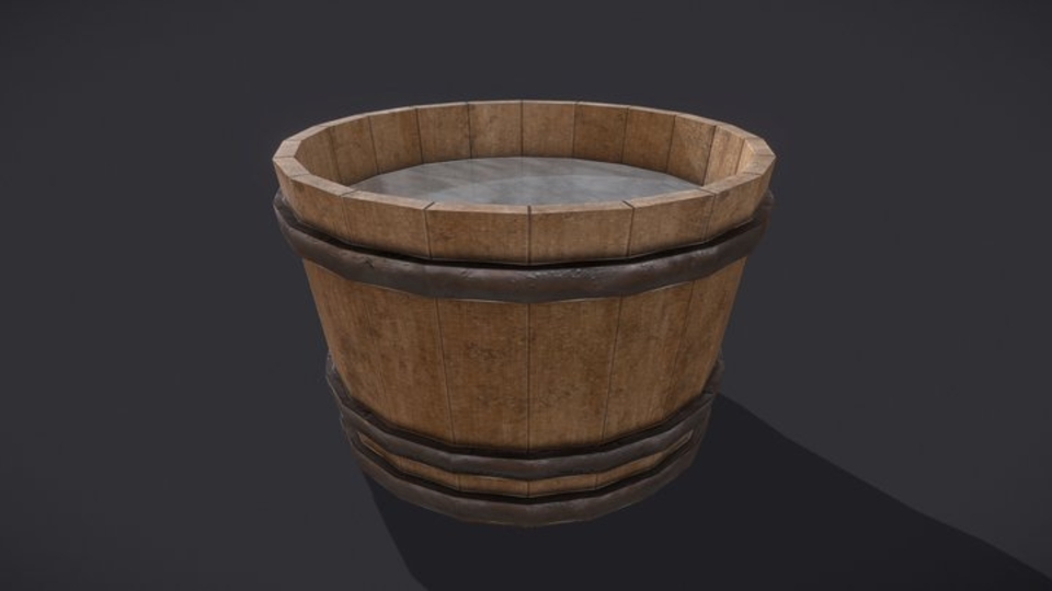 Medieval Water Bucket