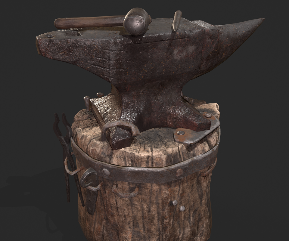 Medieval Blacksmith Large Anvil