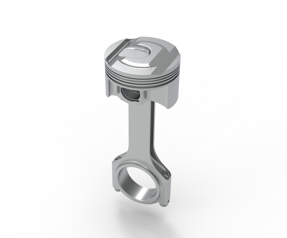 piston and connecting rod