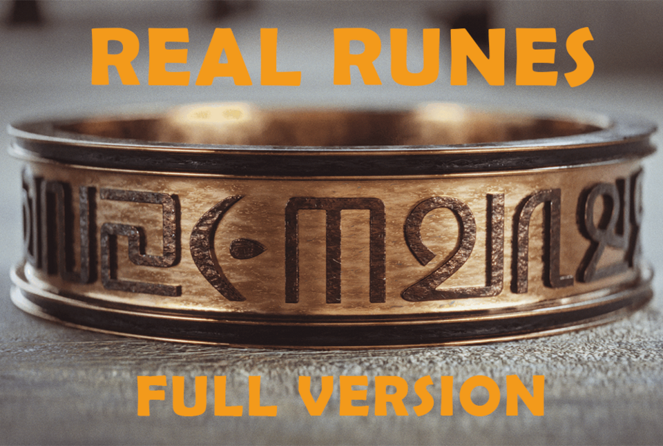 Real Runes - Blender addon (Full)