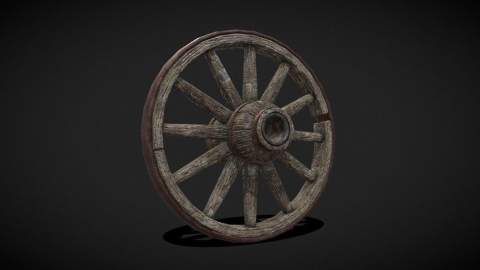 Medieval Cart Wheel