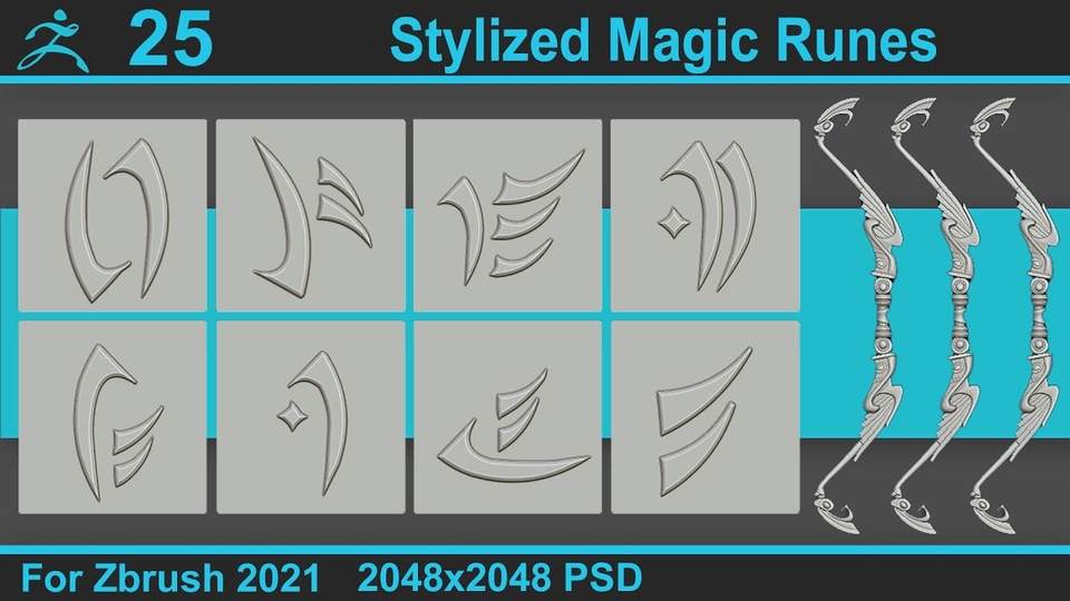 Stylized Magic Runes