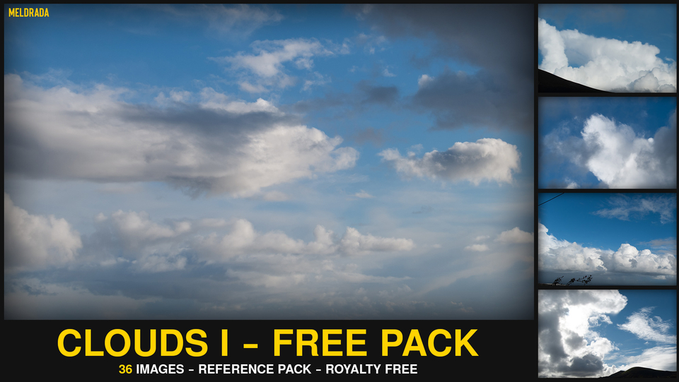 Clouds I - Free Photo Reference Pack