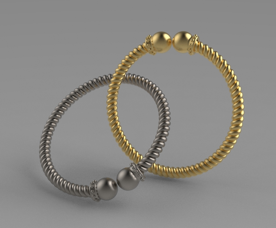 twisted baby bangle