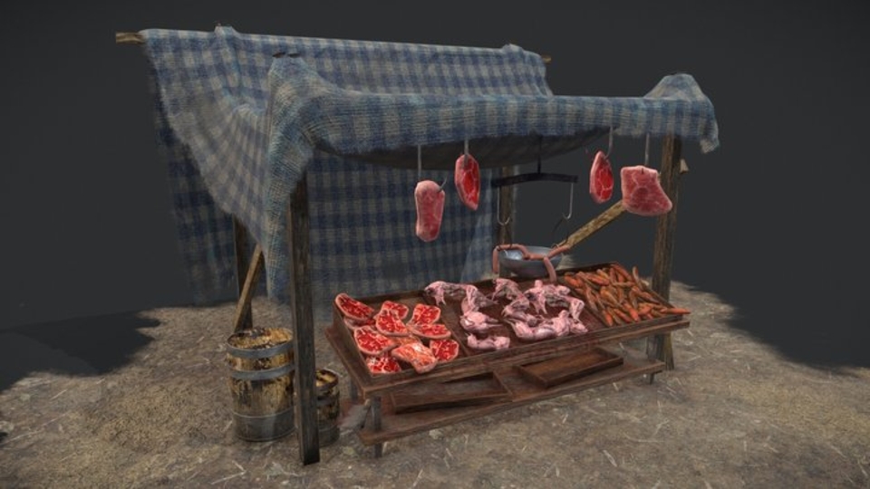 Medieval Meat Tent