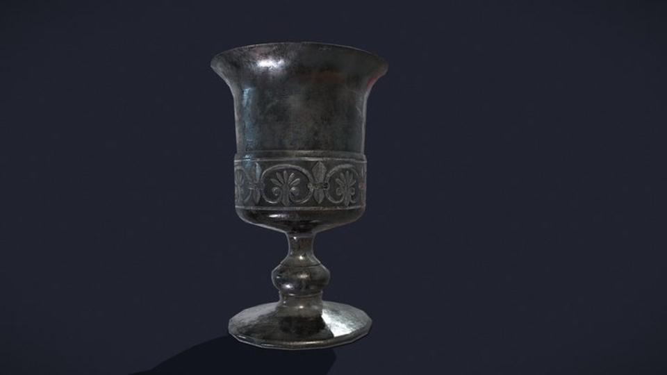Medieval Style Detailed Goblet