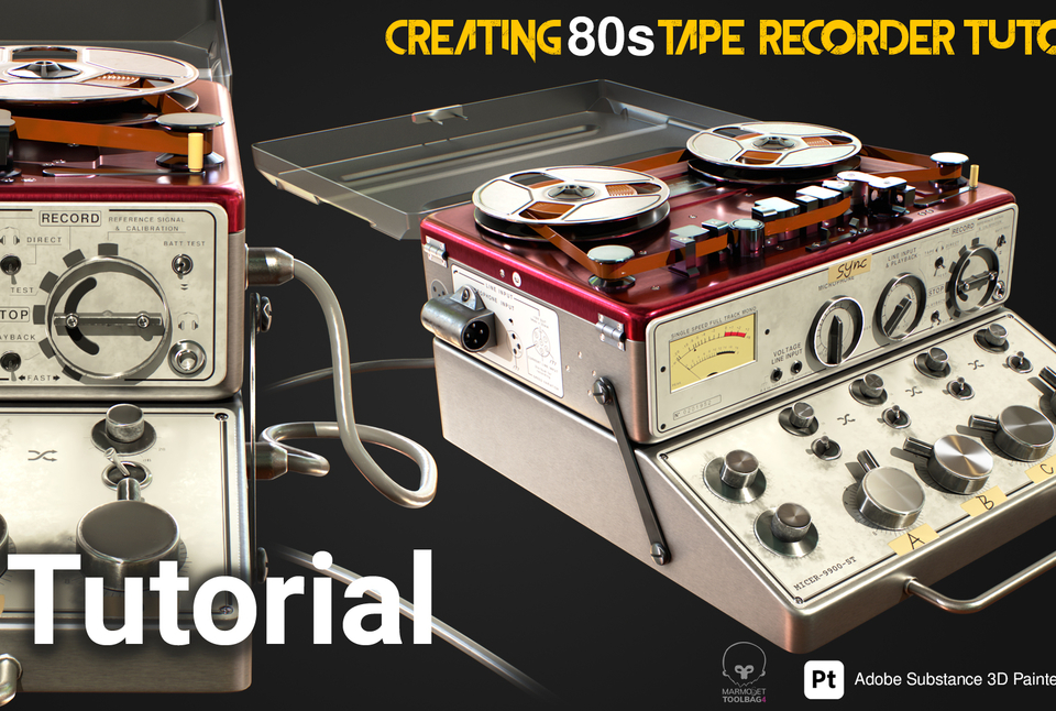 Creating 80s Tape Recorder from Start to Finish