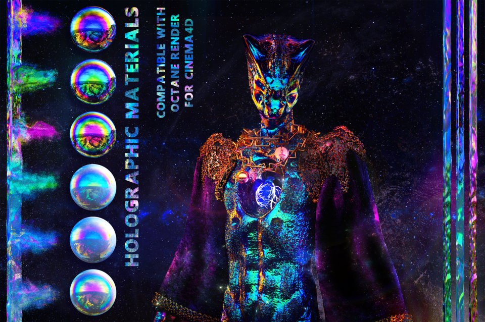 Holographic Materials for Octane Render