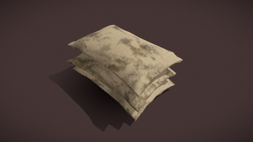 Burlap Sacks Stack Of Three Sacks