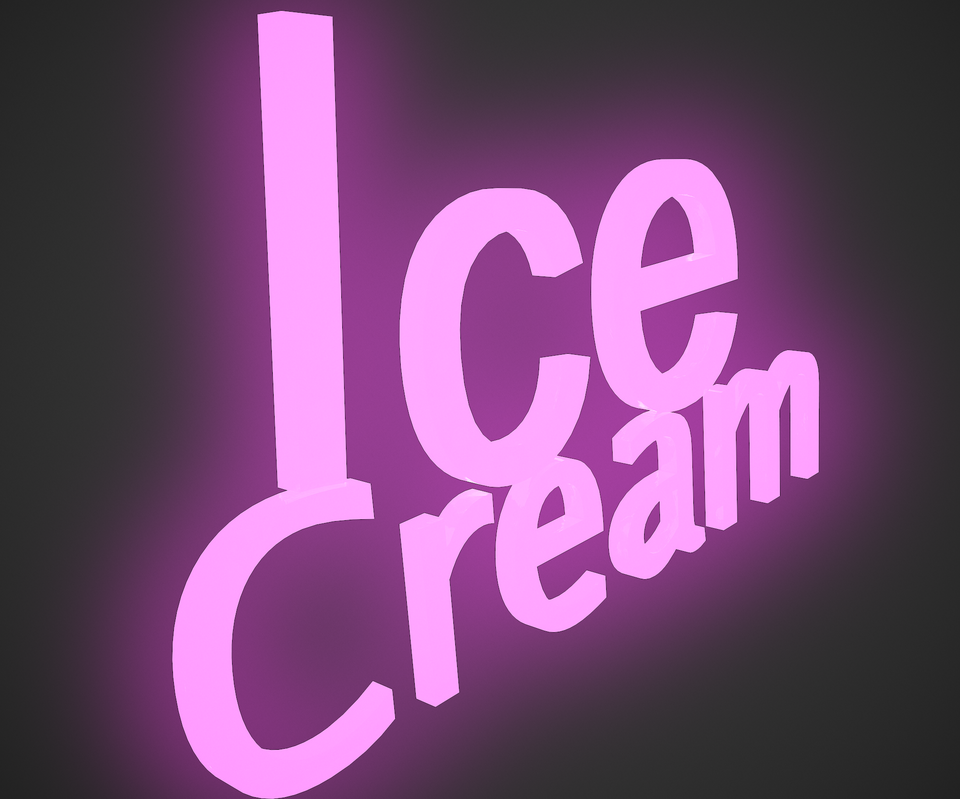Ice Cream Sign