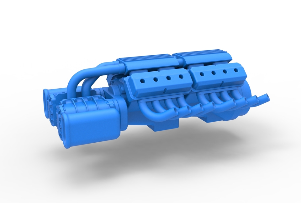 Diecast engine 2 V8 Version 7 Scale 1:25