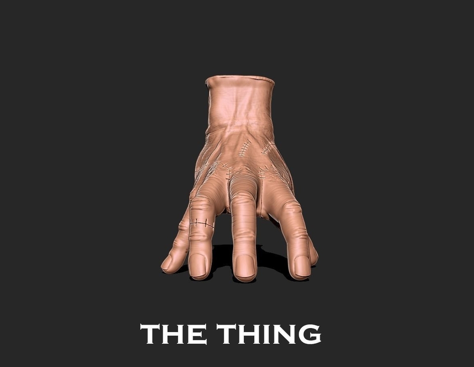 Thing - Wednesday series 3D print model