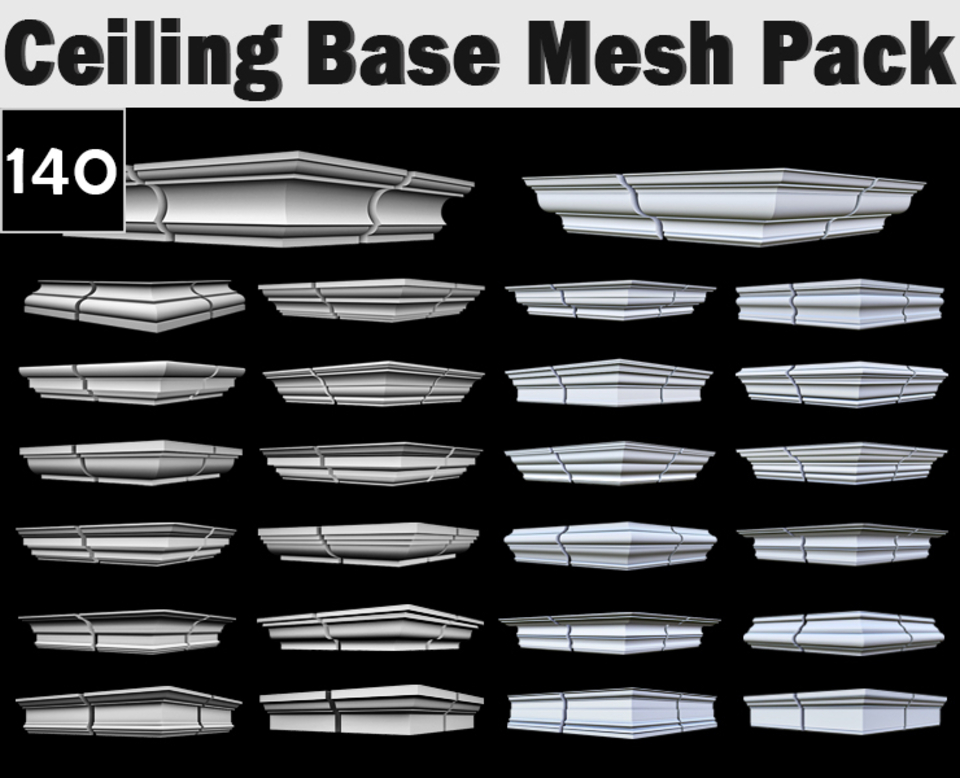 140 Ceiling Base Mesh Pack