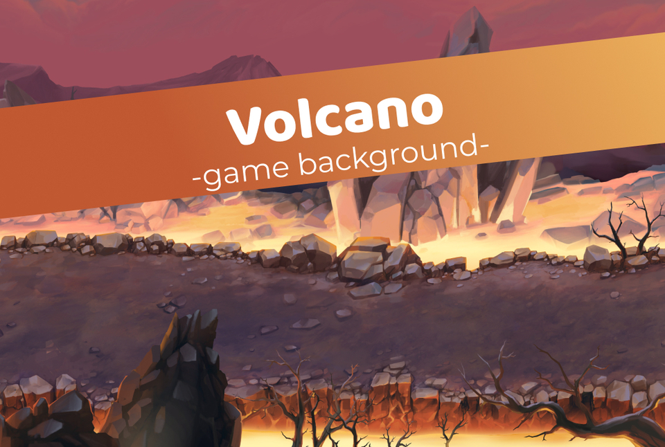 Volcano - Game Background