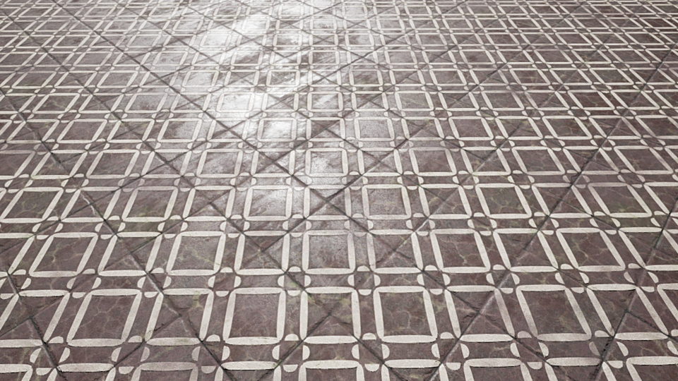 sbs + sbsar Dirty Ornamental Tiles