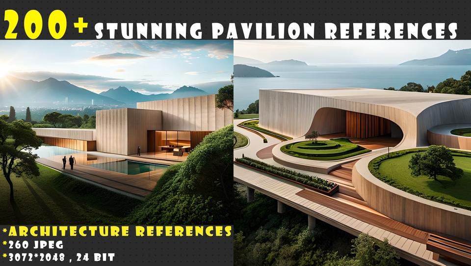 200+ Stunning Pavilion References| 4K | v.05