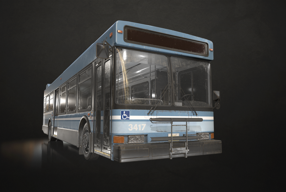 City Bus V2 - Low Poly