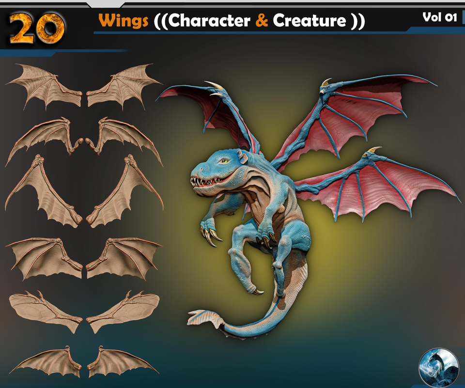 Wings ((Character & Creature)) Vol 01