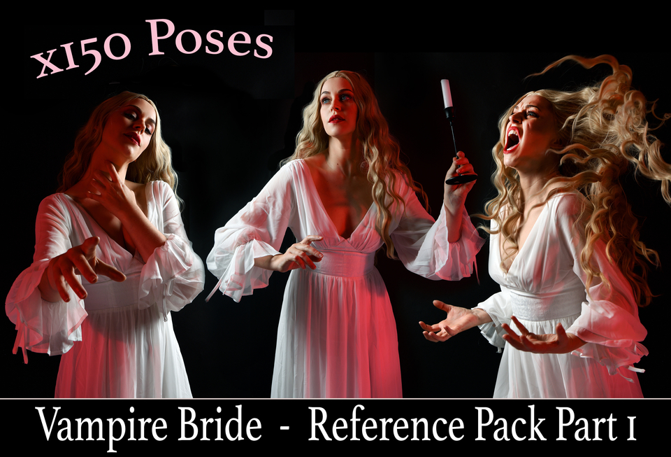 The Vampire Bride - Stock Model Reference Pack 1