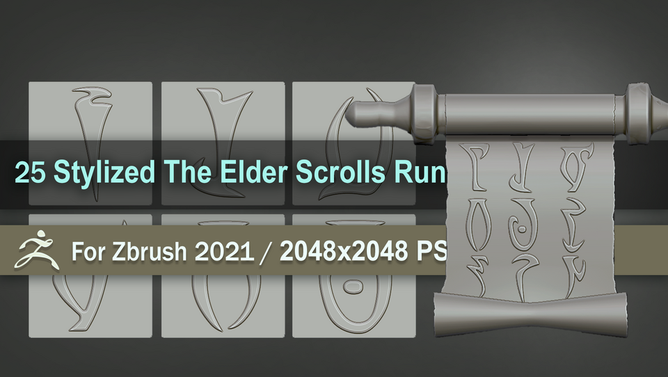 Stylized The Elder Scrolls Runes