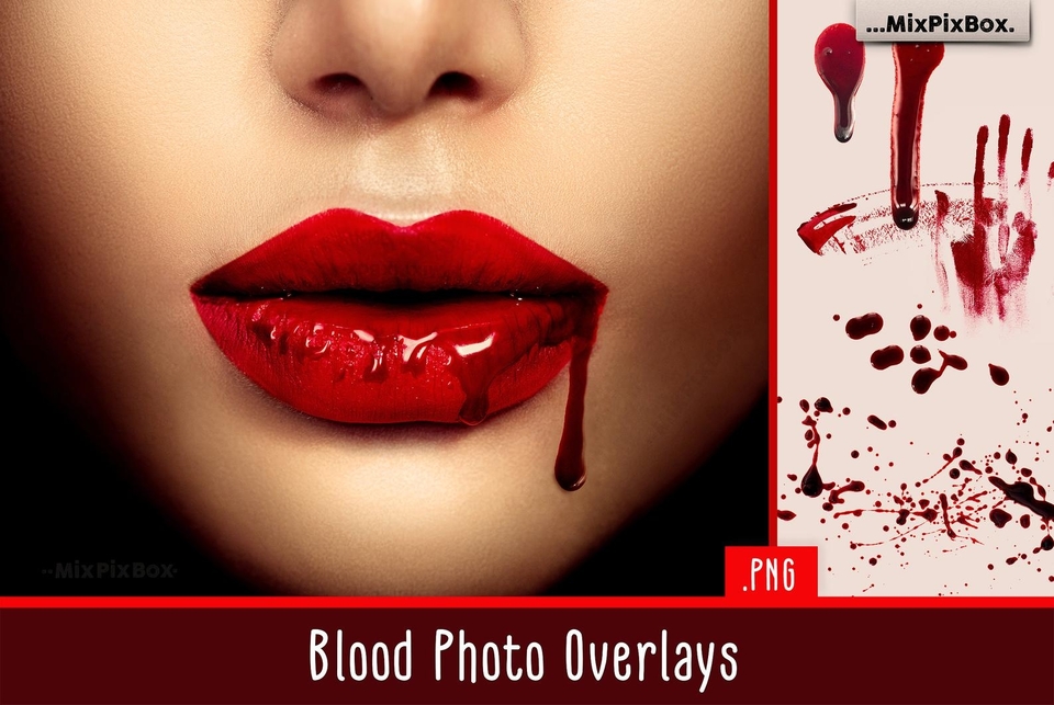 Blood Photo Overlays