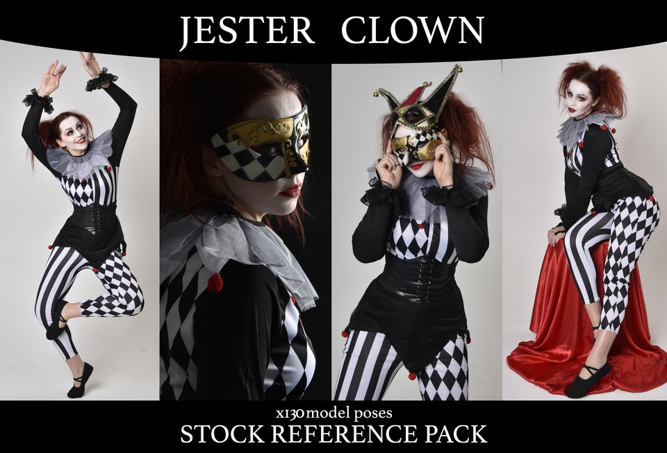 Circus Jester - Stock Model Reference Pack