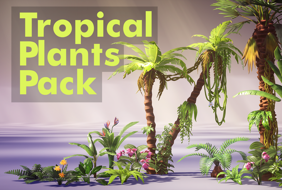 Tropical Plants Pack