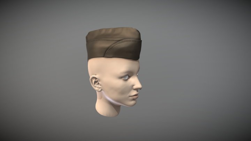 Garrison Cap 3D printable