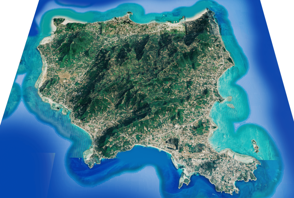 Ko Samui island full 3d model terrain