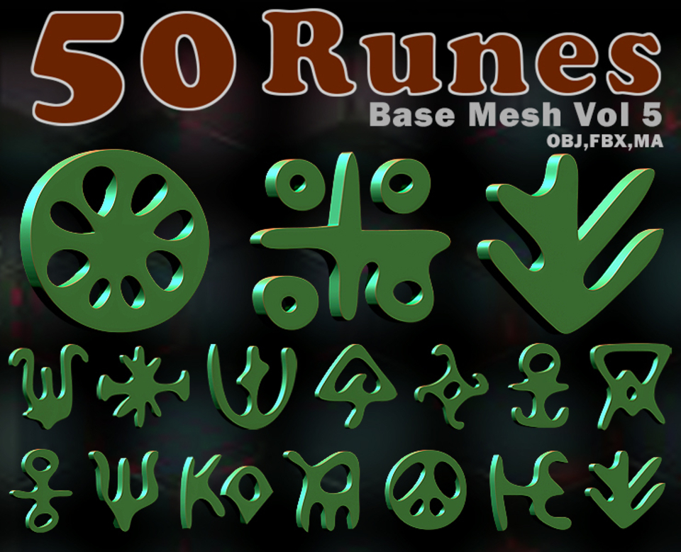 50 Runes Base Mesh Vol 5