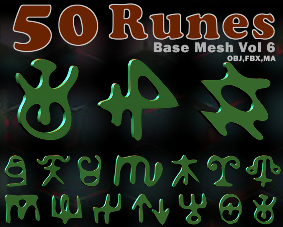 50 Runes Base Mesh Vol 6