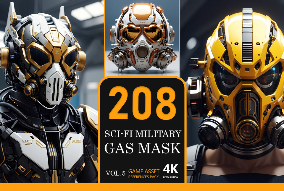 Sci-Fi Military Gas Mask