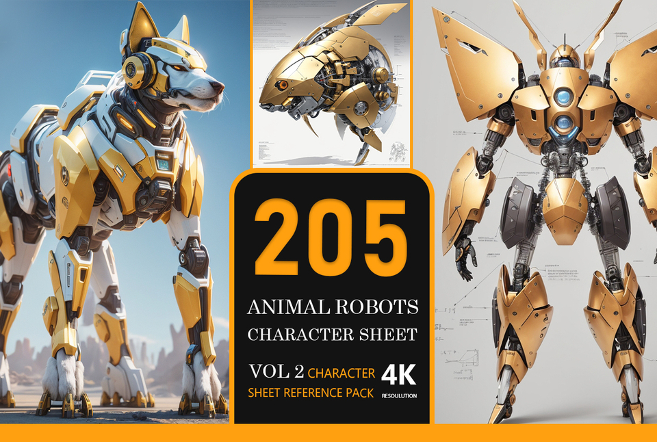 Animal Robot Character Sheet