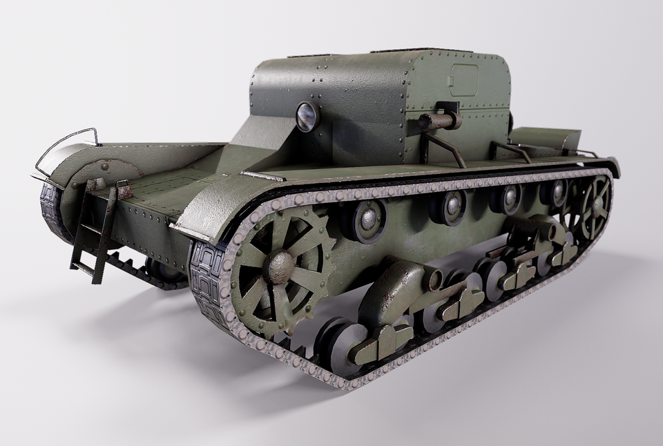 Artillery tractor T-26T mod 1933 year