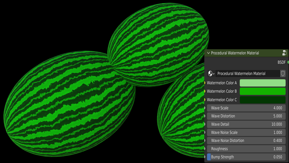 Procedural Watermelon Material 🍉