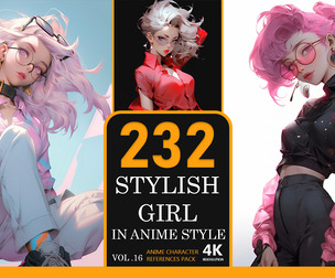 200 Anime Girl Illustration References