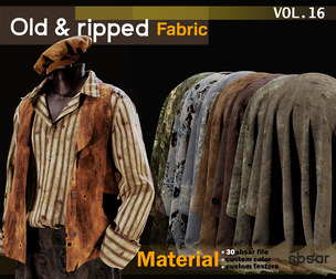 50 Alpha Brushes - Worn and Torn Edges