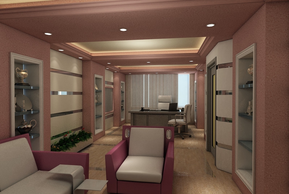 Modern 3D Office Interior