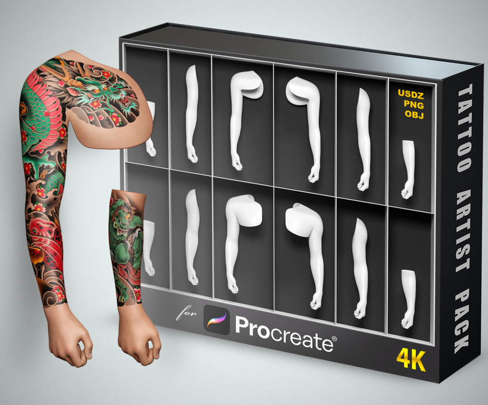 Tattoo Artist Arm Pack