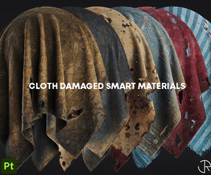 50 Alpha Brushes - Worn and Torn Edges