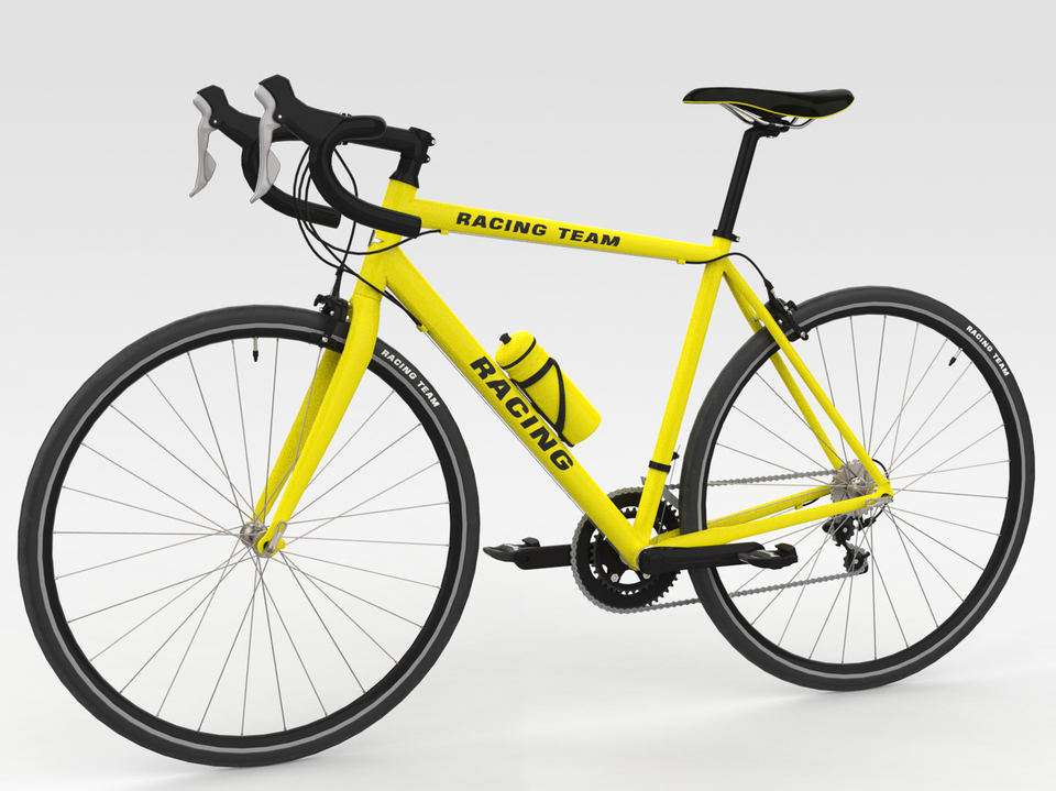 Racing Bicycle - Yellow