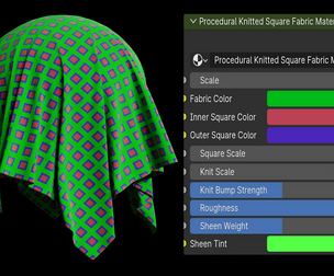 Procedural Jeans Pattern for Blender 2.8