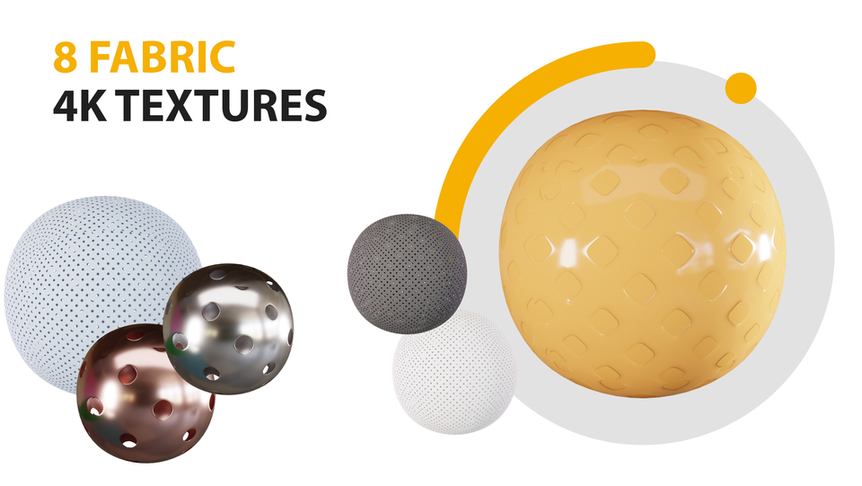 9 Plastic seamless 4K Plastic Fabric Textures Pack